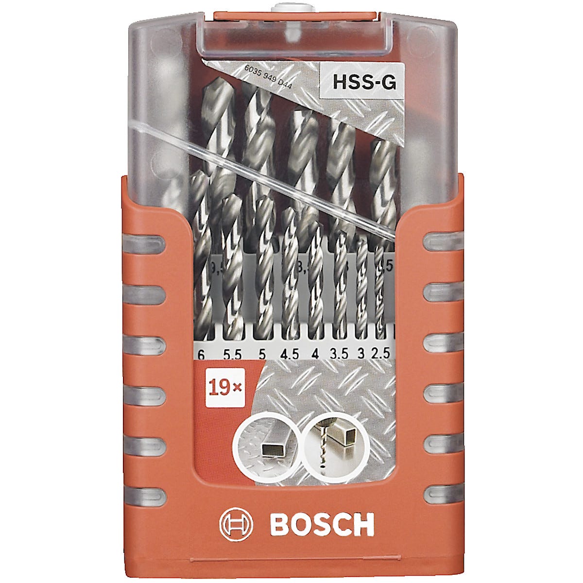 Bosch HSS-G metallborsett | Clas Ohlson