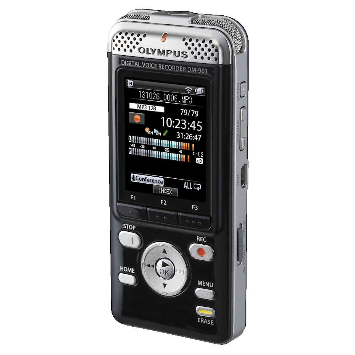 Digital diktafon Olympus DM-901 | Clas Ohlson