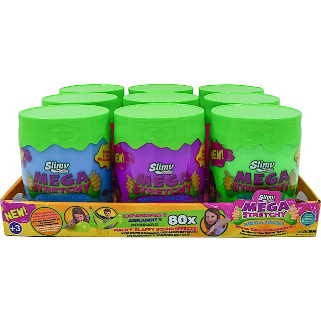 Slime, Slimy Mega Stretchy Mega Pack | Clas Ohlson