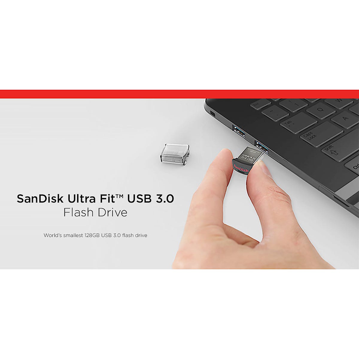 SanDisk Ultra Fit Flash Drive USB-minne USB 3.0 32 GB | Clas Ohlson