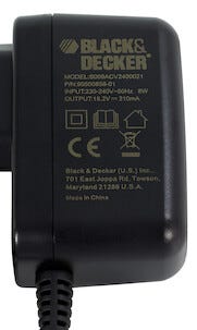 Lader B&D 18,2 V/210 mA | Clas Ohlson