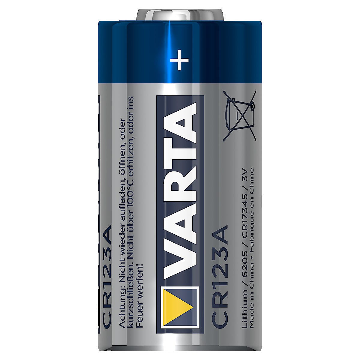Litiumbatteri VARTA CR123A, 10-pack | Clas Ohlson