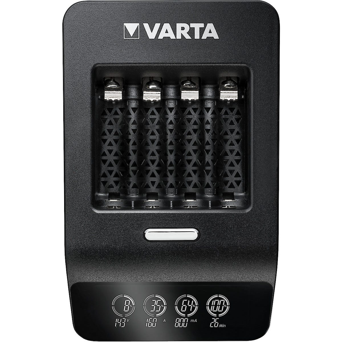 VARTA LCD Ultra Fast Charger+ batterilader | Clas Ohlson