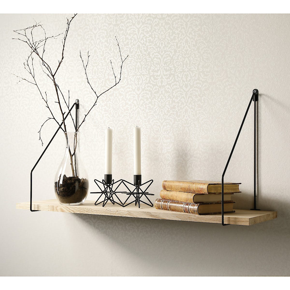 Hyllkonsol Wire, 2-pack | Clas Ohlson