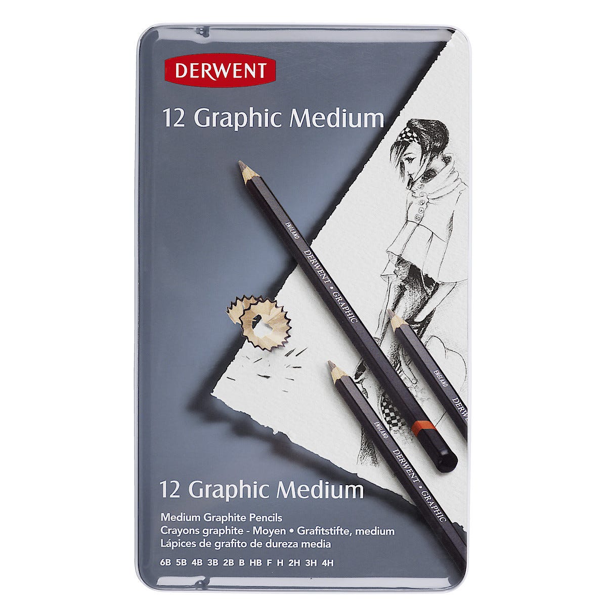 Pennor blyerts Medium, Derwent | Clas Ohlson