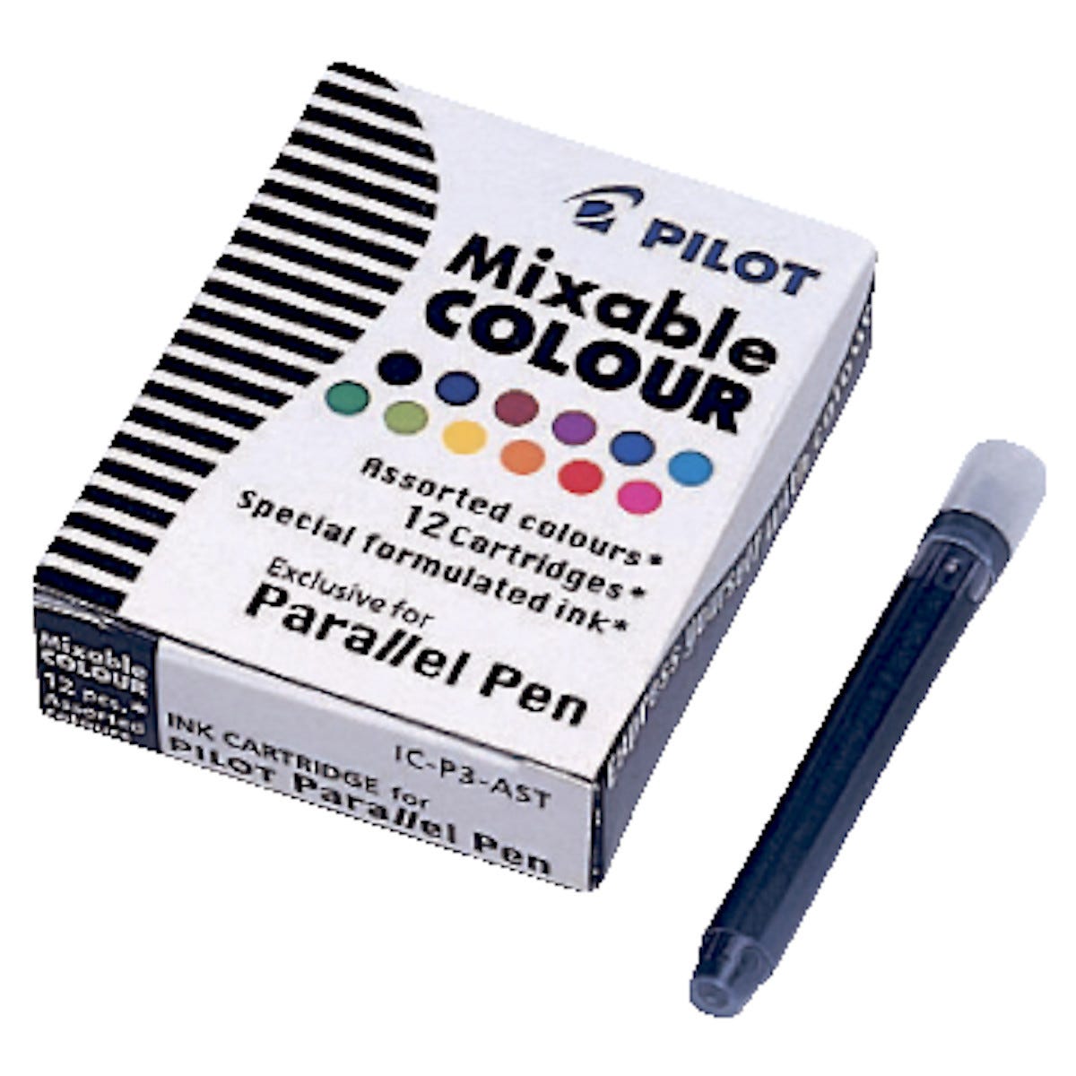 Patroner til Pilot Parallel Pen, 12-pack | Clas Ohlson