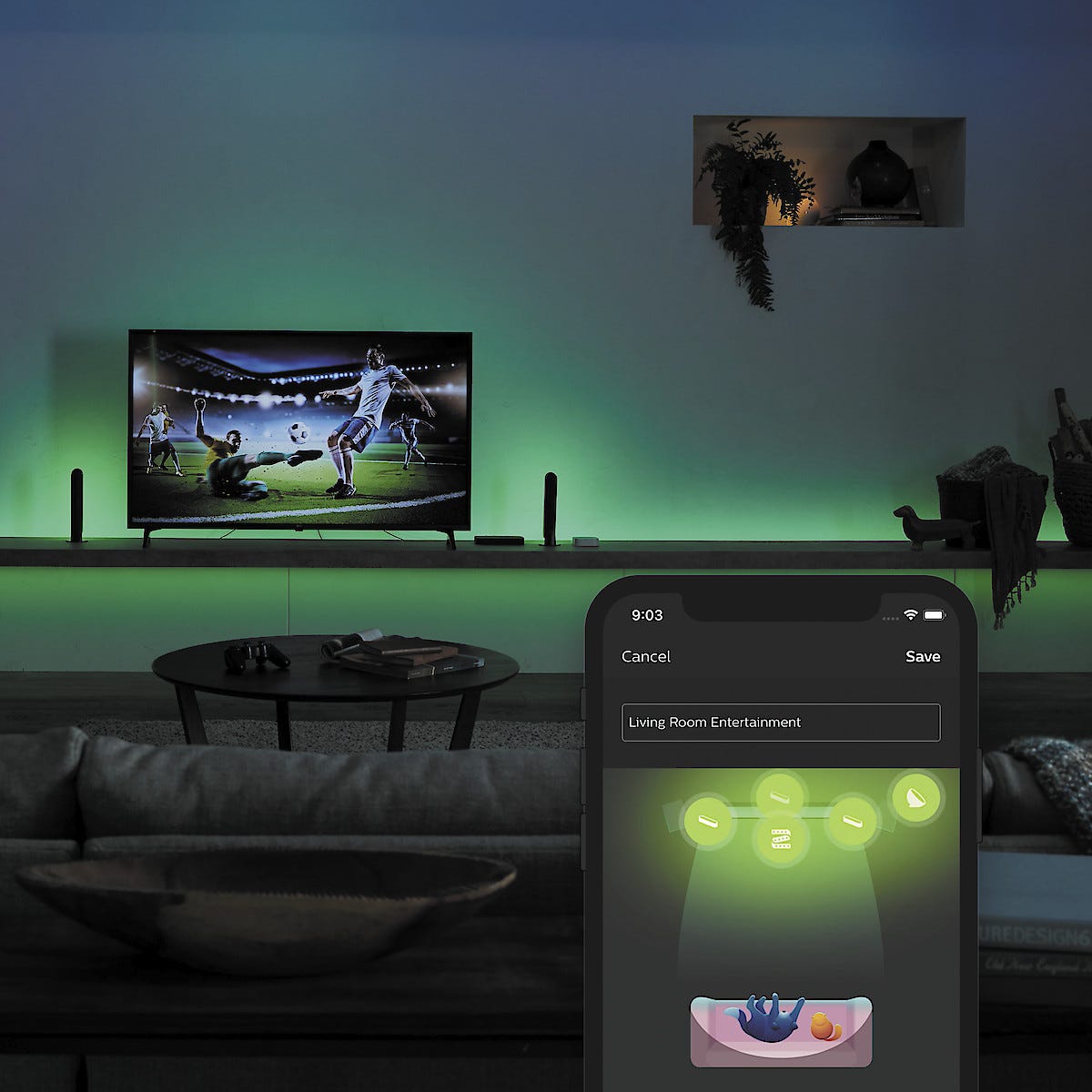 Philips Hue Play HDMI Sync Box | Clas Ohlson