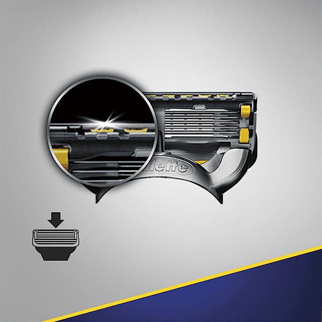 Rakblad Gillette Fusion ProShield Yellow 4-pack | Clas Ohlson